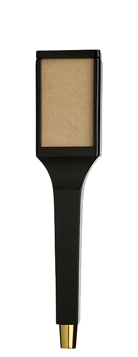 Beer Tap - Wood, Black, Rectangle, Changeable – Taphandles